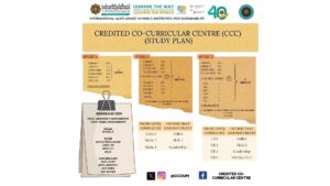 CCC Study Plan 2020 – CREDITED CO-CURRICULAR CENTRE (CCC)
