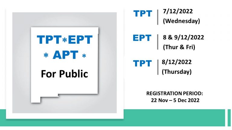 EPT/APT/TPT FOR PUBLIC – Centre for Languages and Pre-University ...