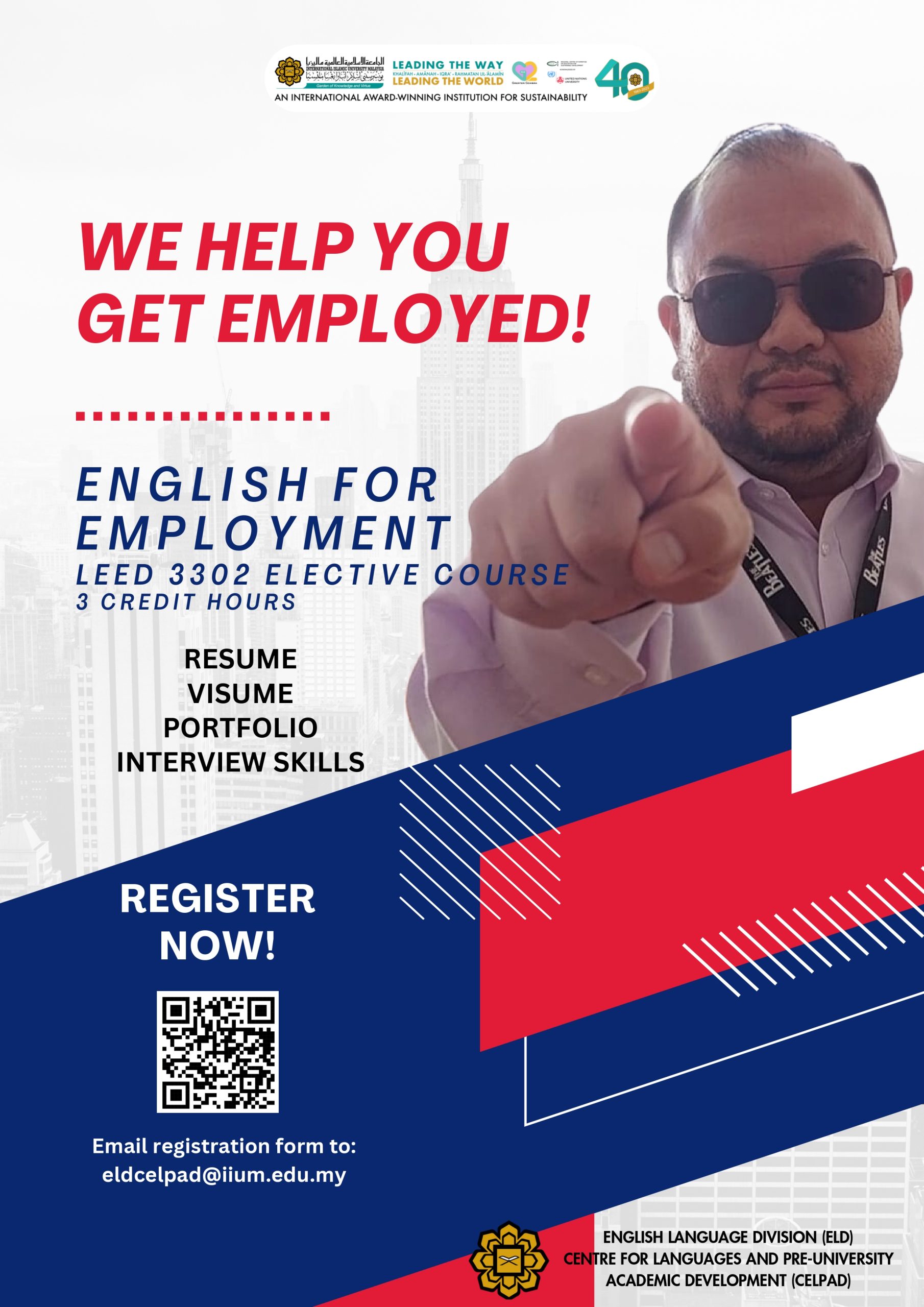 REGISTER NOW! ENGLISH FOR EMPLOYMENT – Centre for Languages and Pre ...