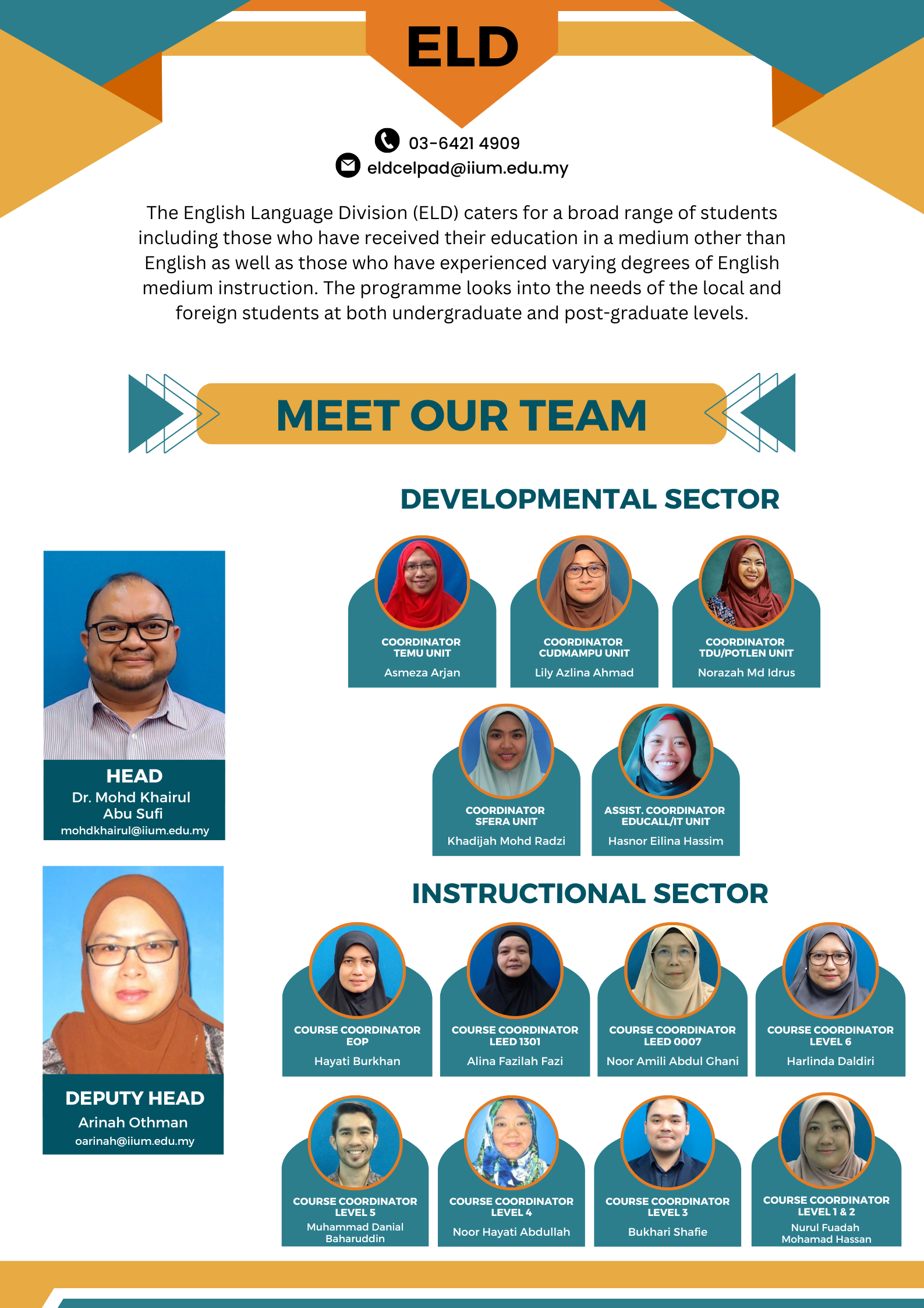 English Language Division – Centre for Languages and Pre-University ...