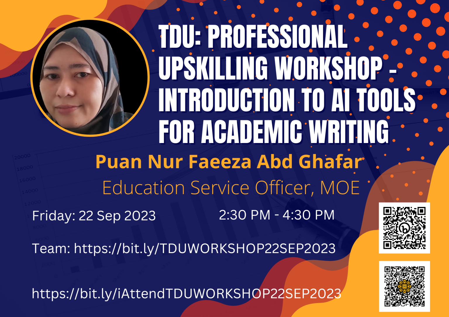 PROFESSIONAL UPSKILLING WORKSHOP SERIES – INTRODUCTION TO AI TOOLS FOR ACADEMIC WRITING – Centre ...