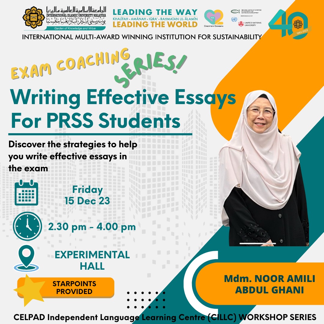 CILLC SFErA WORKSHOP – Writing Effective Essays – Centre for Languages ...