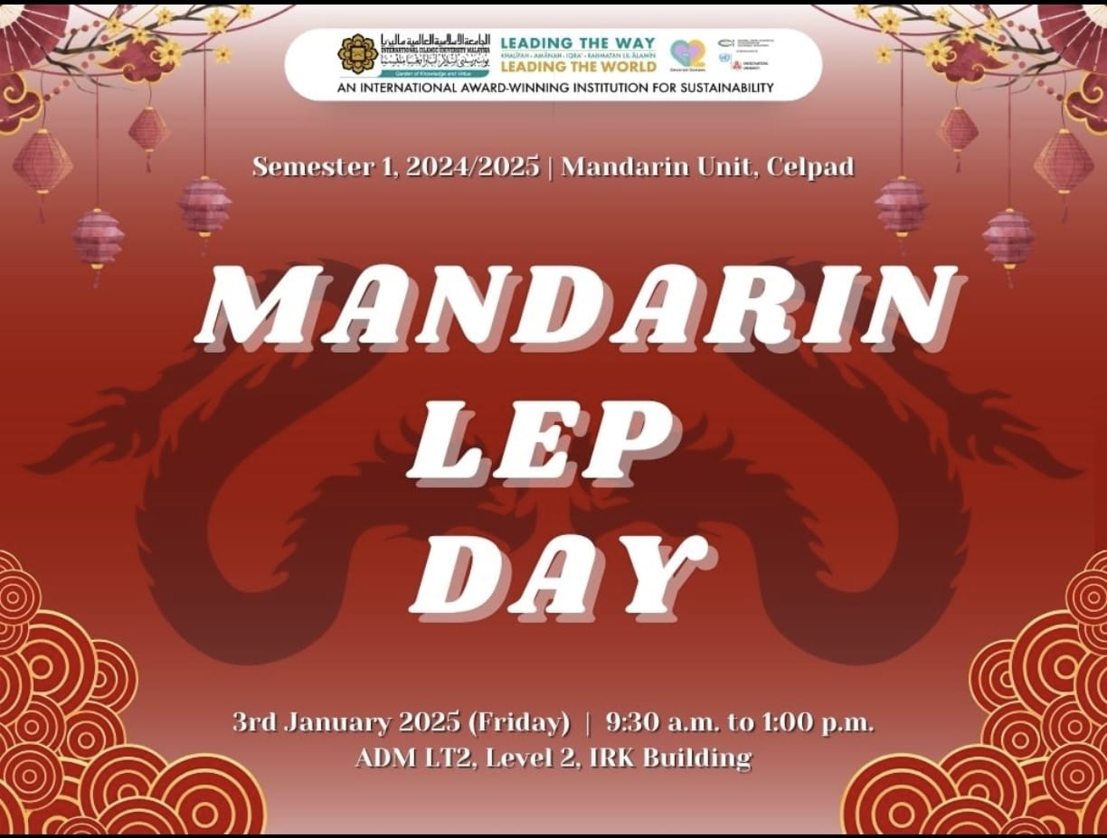 Mandarin Language Enhancement Programme Day – Centre for Languages and ...