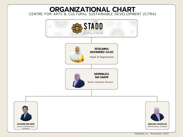 Organizational Chart – Centre for Arts and Cultural Sustainable ...