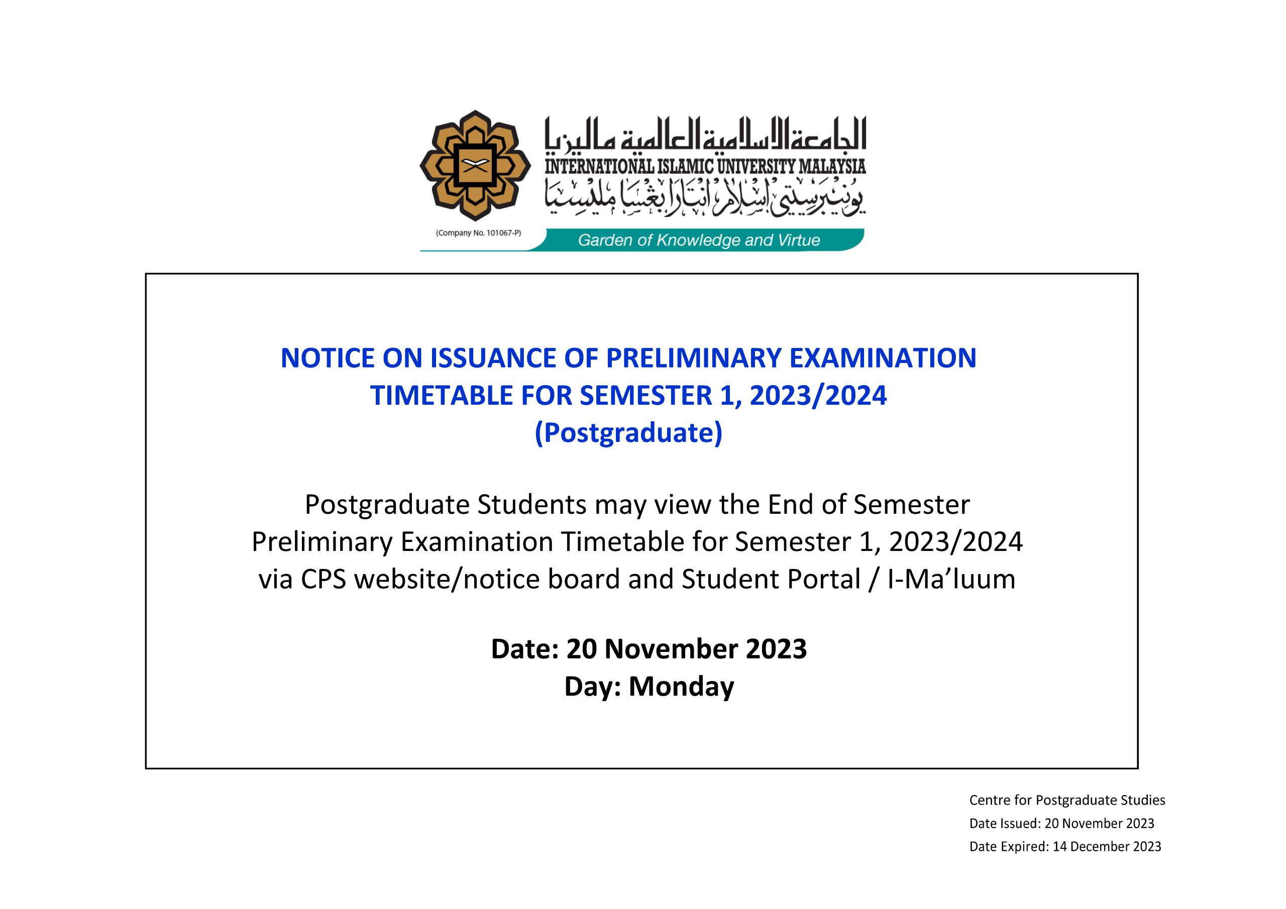 Students’ Life – Centre for Postgraduate Studies