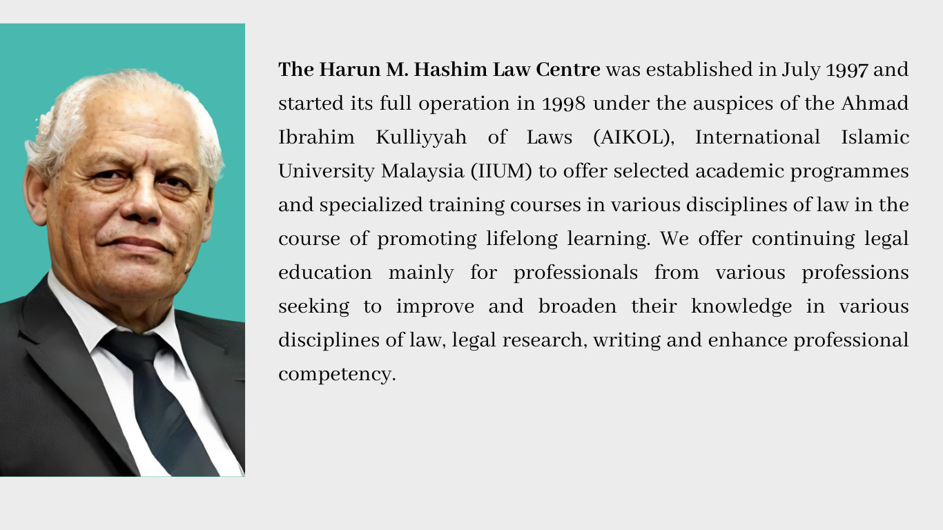 ABOUT US – Harun M. Hashim Law Centre